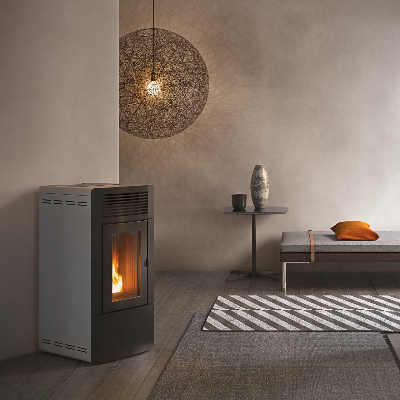 Poêle à granulés RED Malva MultiAir - Kbane